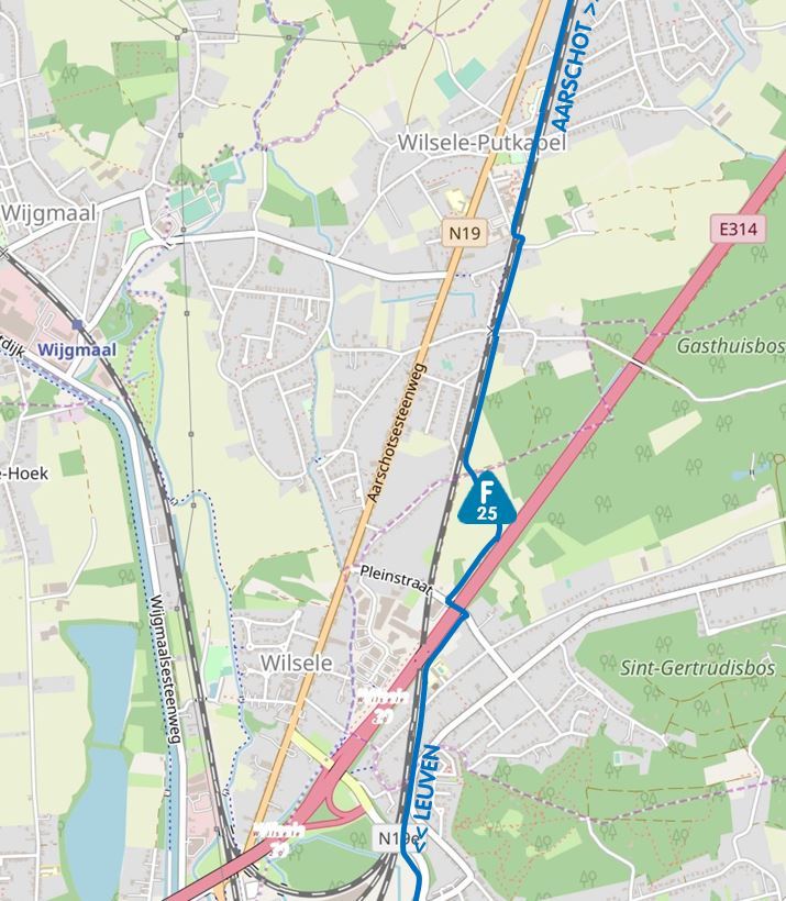 Plannen voor F25 in Holsbeek en Wilsele zijn klaar